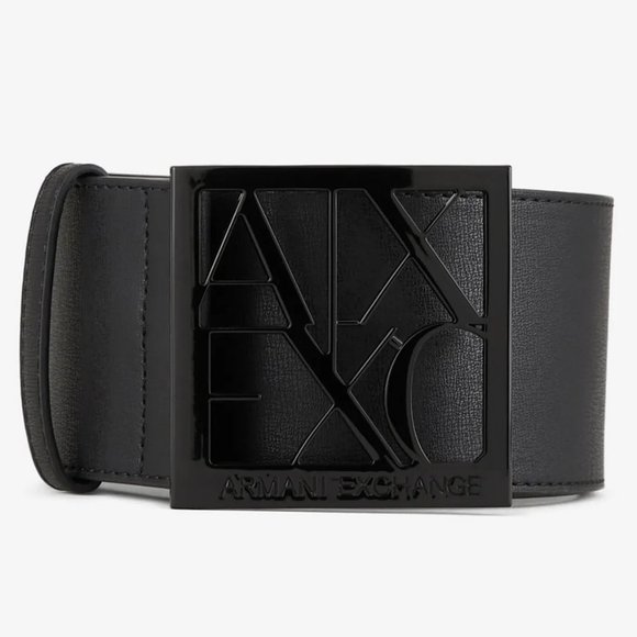 Armani Exchange | Accessories | Armani Exchange Ax Wide Belt Square ...